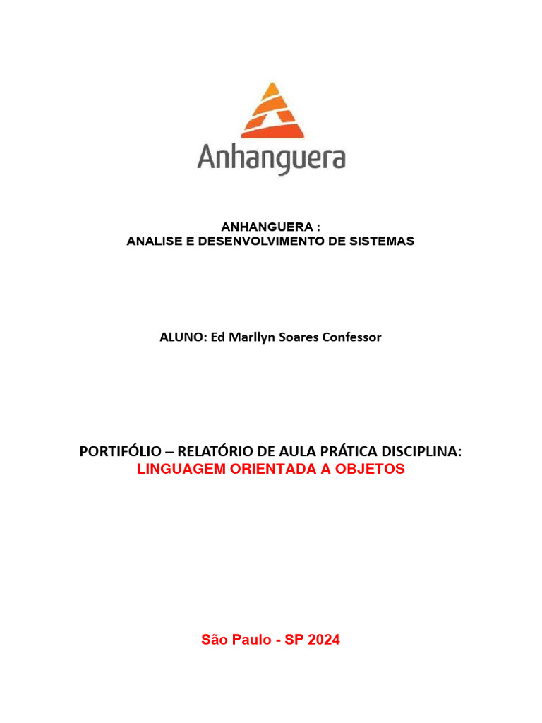 Linguagem Orientada A Objetos Pdf Programação Orientada A Objetos Linguagem De Programação