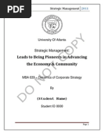 Strama Paper | PDF | Competition | Strategic Management