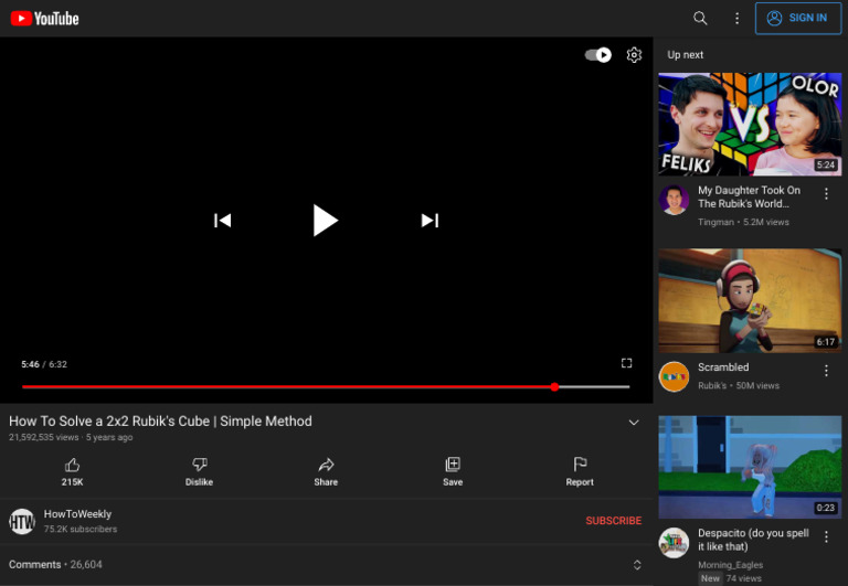 How To Solve A 2x2 Rubik's Cube Simple Method | PDF