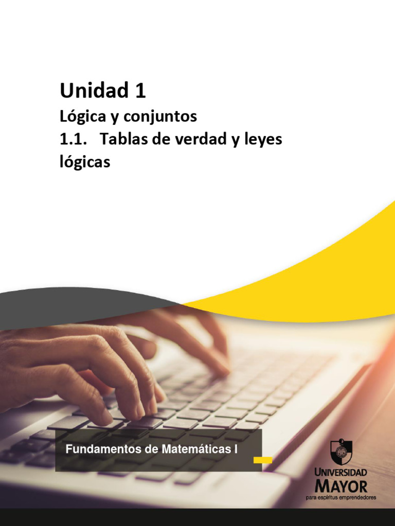 fm1 Ca U1.1 | PDF | Proposición | Si y solo si