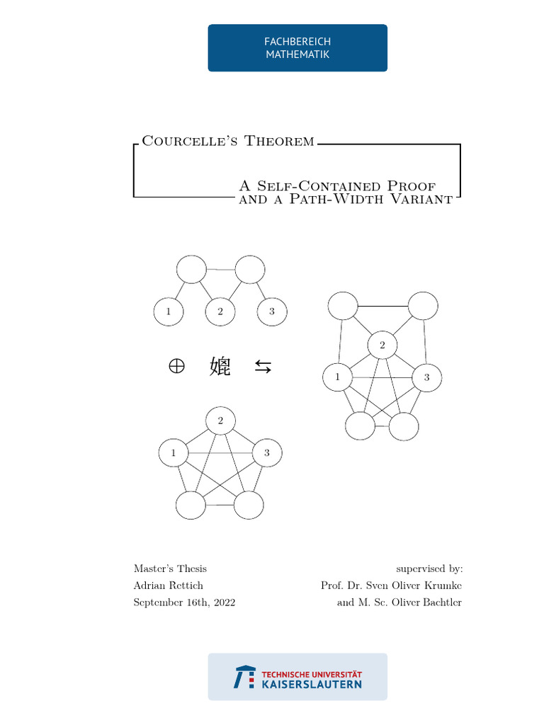 Courcelle's Theorem A Self-Contained Proof and A Path-Width Variant ...