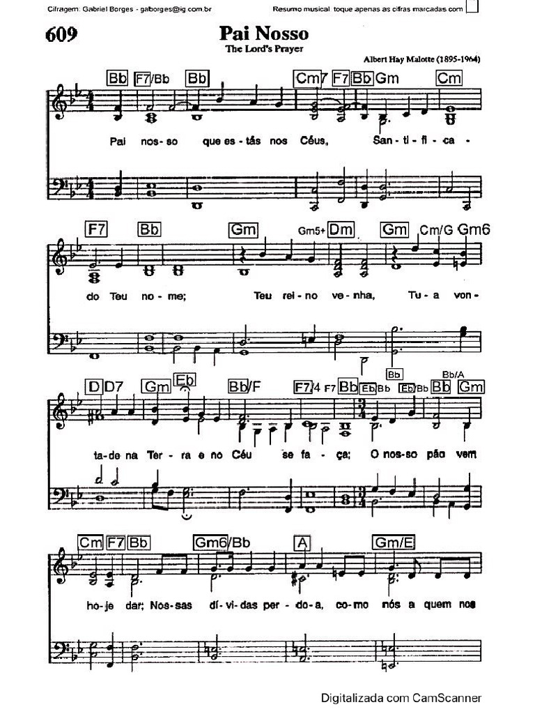 Pai Nosso - Malotte | PDF