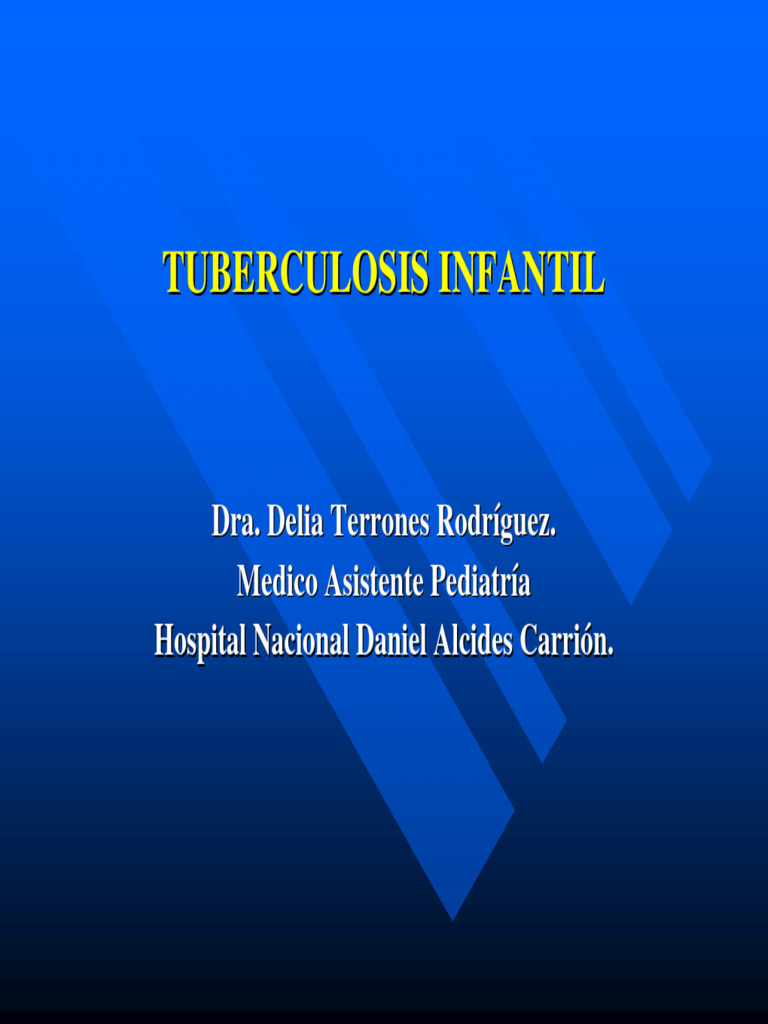 Tuberculosis Infantil: Diagnóstico y Retos | PDF | Tuberculosis ...