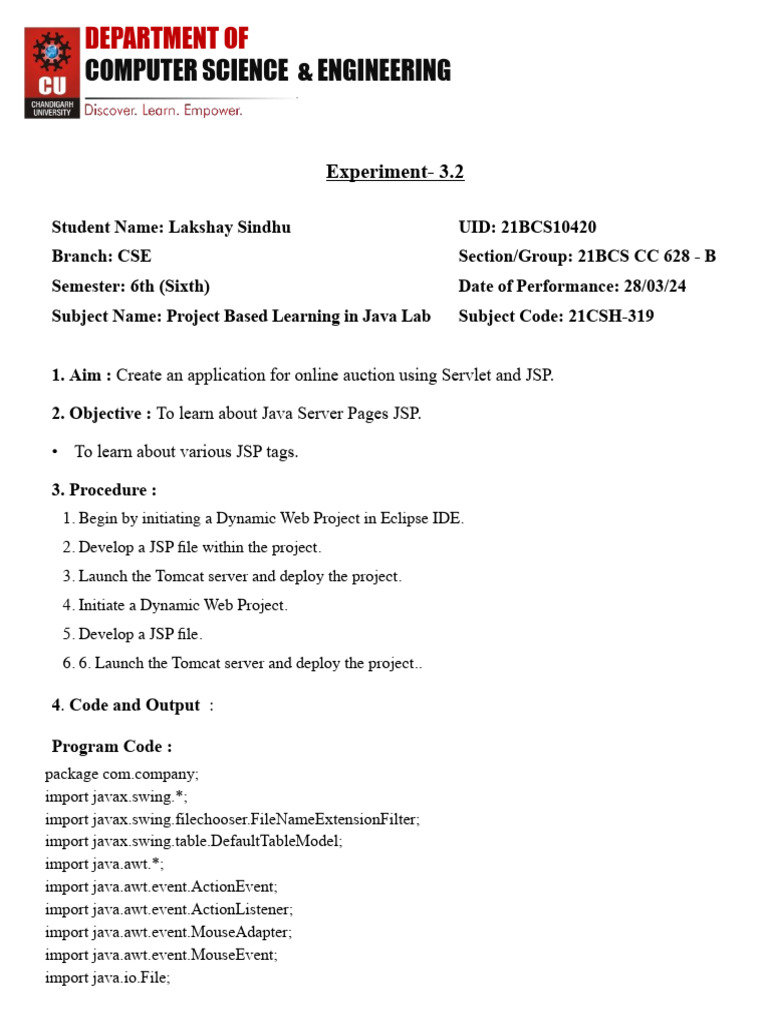 Worksheet-3.2 Java PDF New | PDF | Java (Programming Language) | Software
