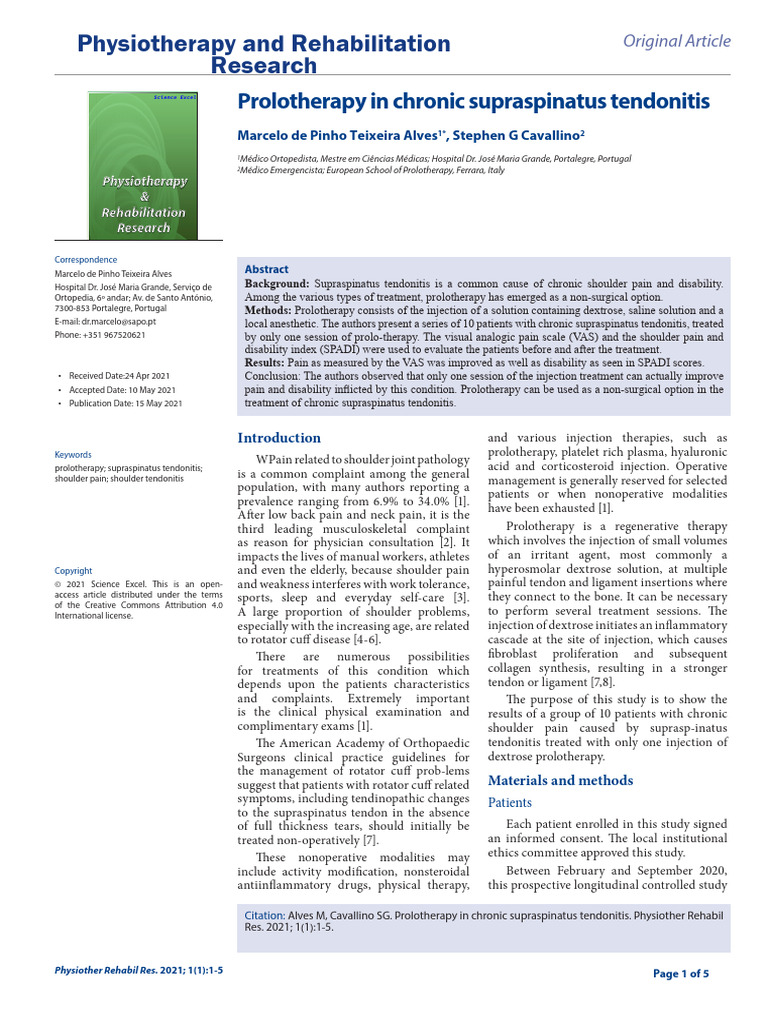 PRR 1 101 | PDF | Shoulder | Diseases And Disorders