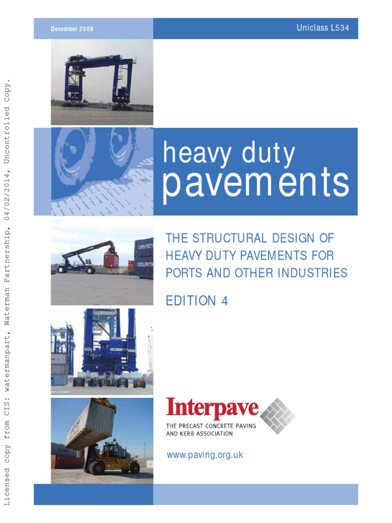 Interpave - The Structural Design of Heavy Duty Pavements For Ports and ...