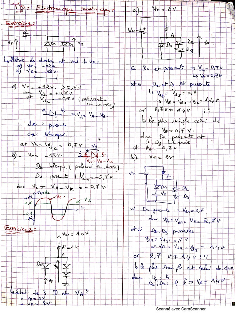 Correction TD Oumnad | PDF