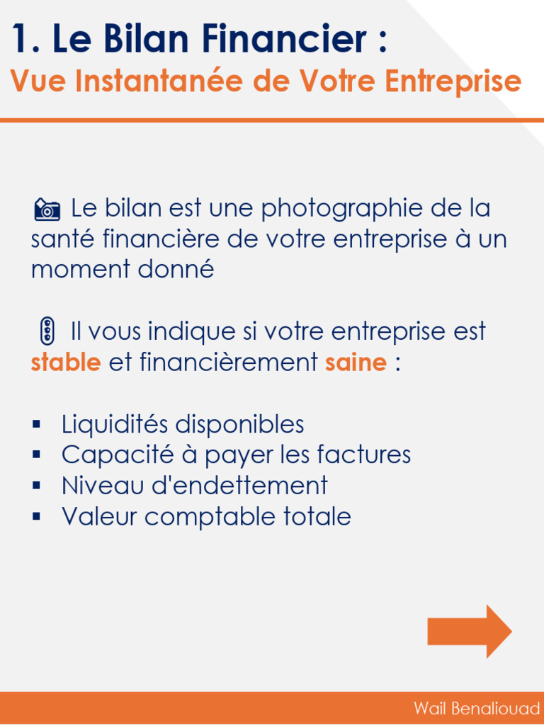Guide Complet sur le Bilan Financier | PDF | Ratio financier | Capitaux ...