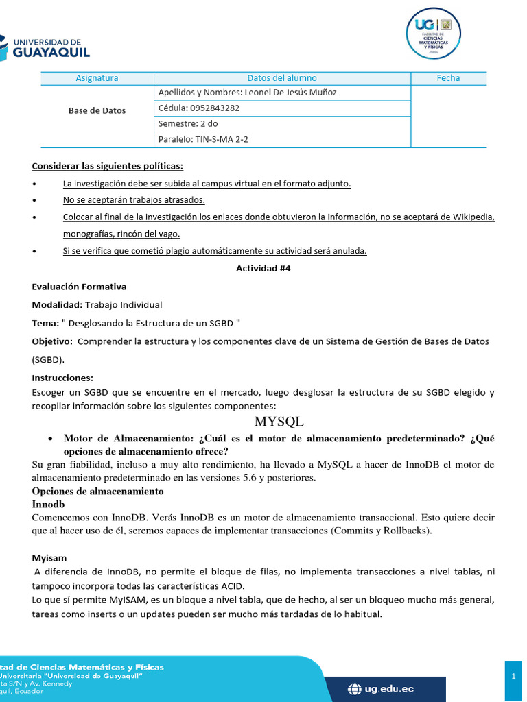 Actividad #4 Formativa | PDF | Bases de datos | SQL