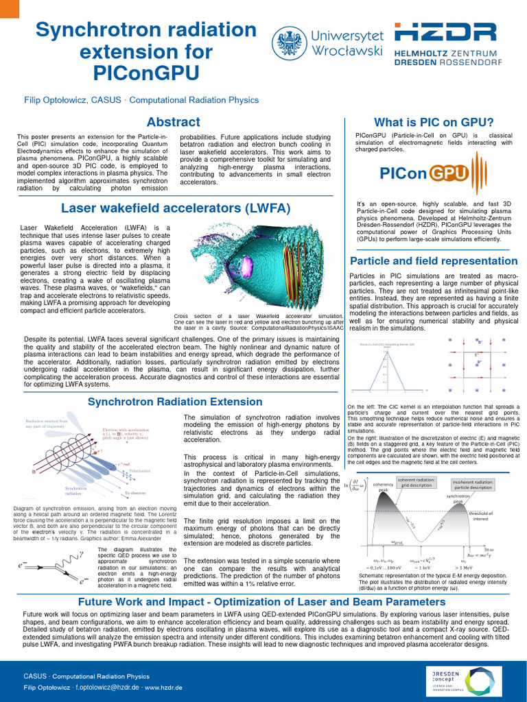 Poster | PDF | Electron | Particle Accelerator