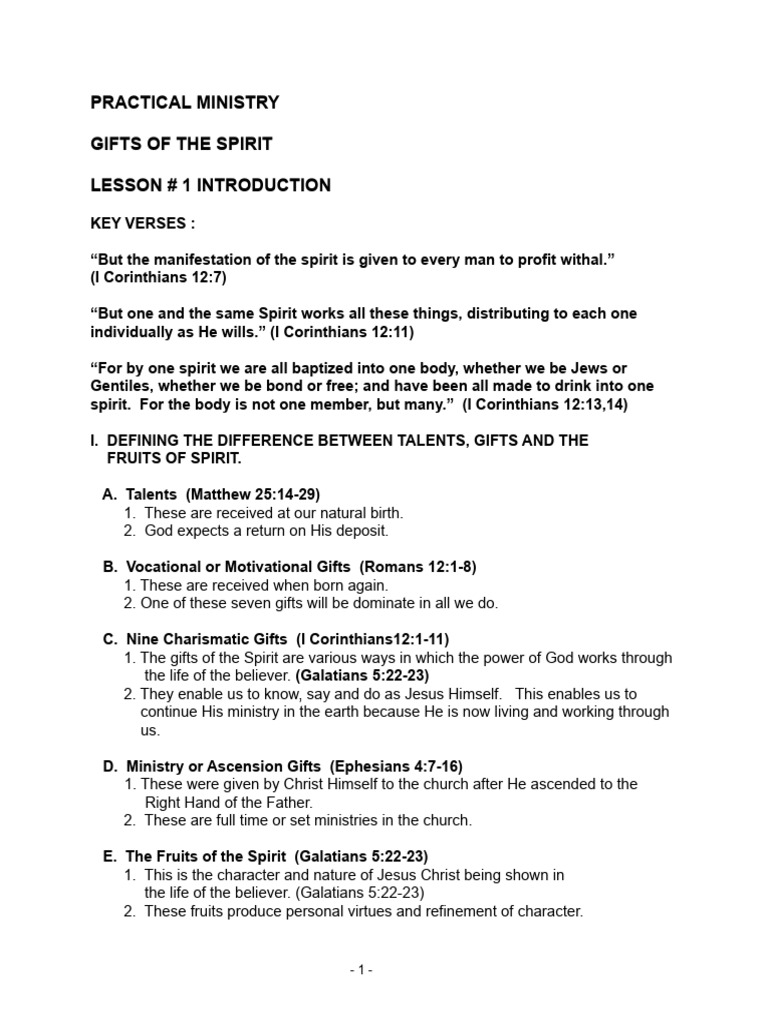 Practical Ministry 10-6-2004 2 | PDF | Spiritual Gift | Faith Healing