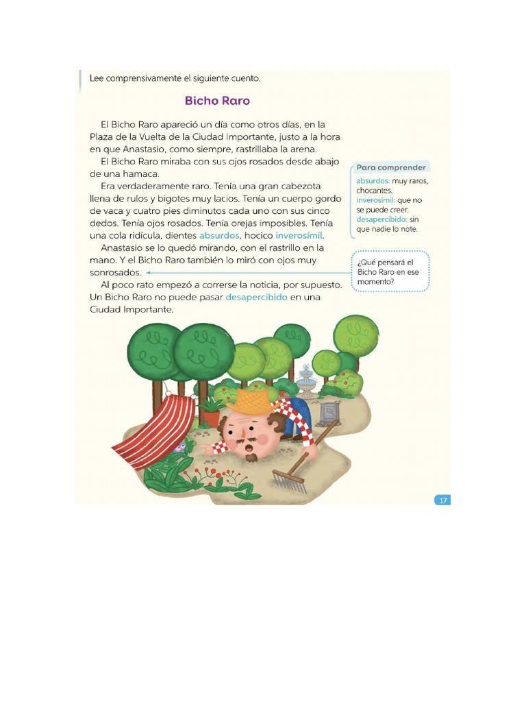 Cuento Bicho Raro 50 | PDF