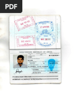 Passport Front Page | PDF