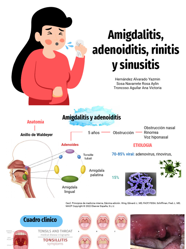 Amigalitis, Adenoidits, Rinitis y Sinusitis | PDF | Medicina CLINICA | Especialidades Medicas