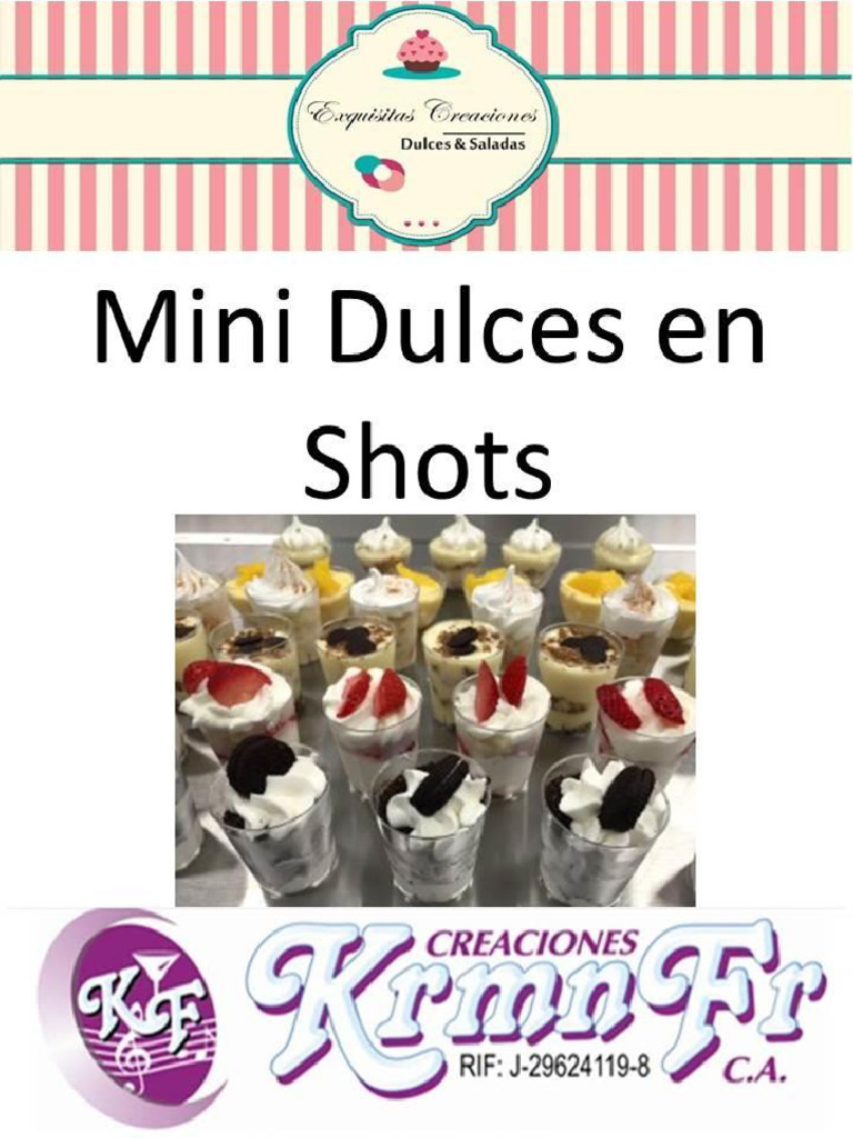 1 Mini Dulces en Shots | PDF
