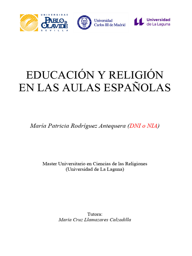 Educacion y Religion en Las Aulas Espanolas | PDF | Educación primaria ... Educacion y Religion en Las Aulas Espanolas | PDF | Educación primaria ...
