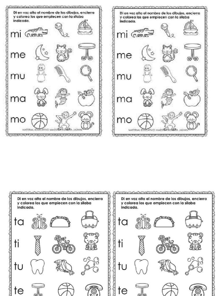 Español Actividades Pdf