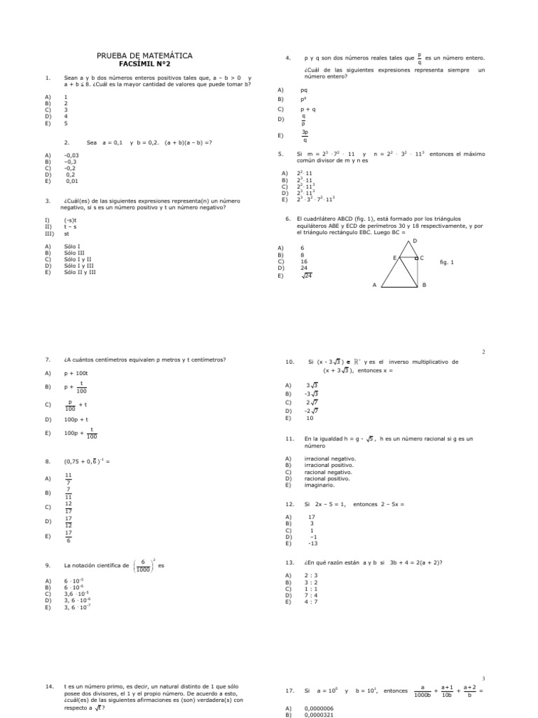 Ensayo N° 02 | Descargar gratis PDF | Geometría Elemental | Geometría euclidiana