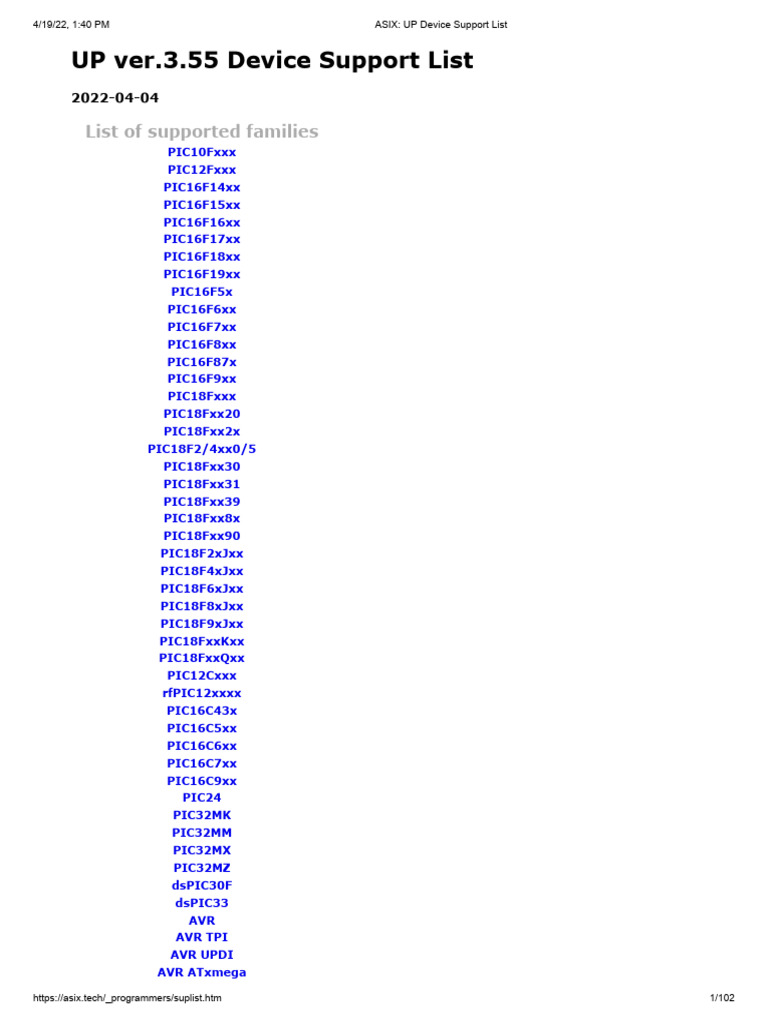 ASIX UPDeviceSupportList | PDF | Computer Hardware | Semiconductor Devices