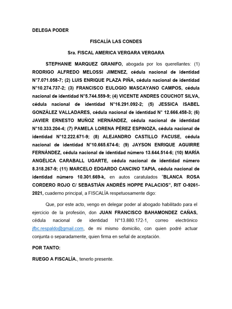 Delega Poder - JFBC | PDF