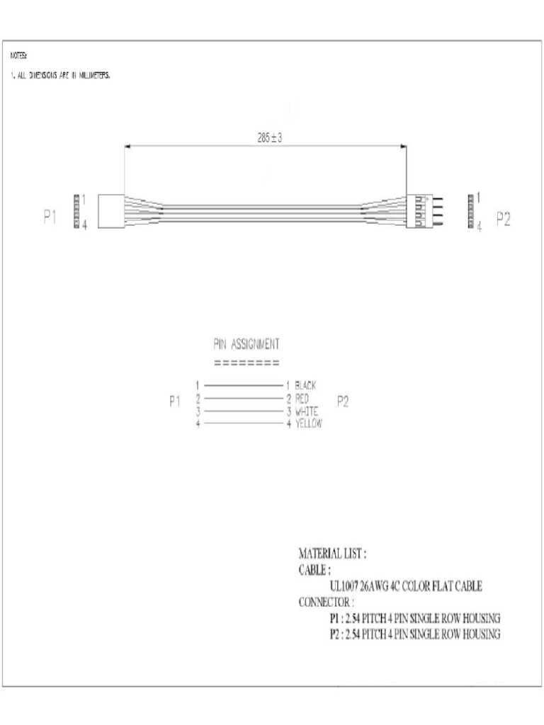 4-wire_flat_cable_drawing | PDF