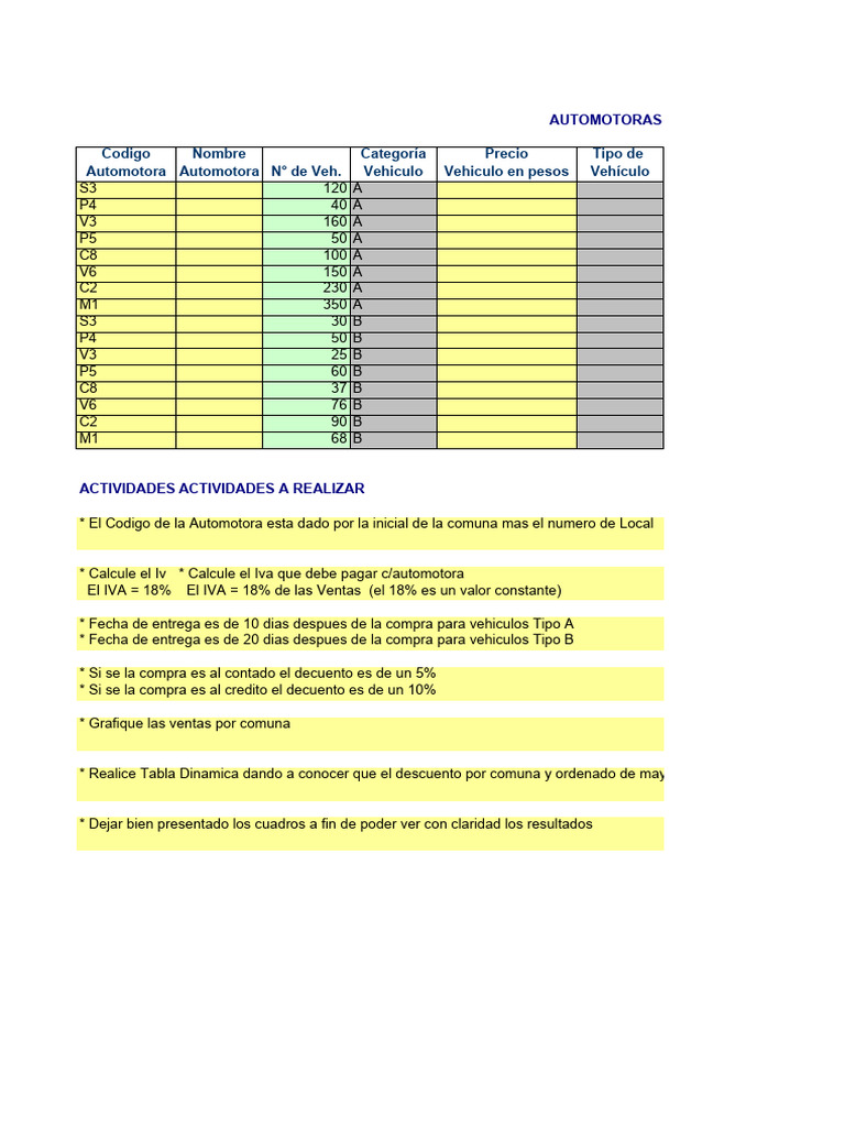 Ejercicio Con Nota | Descargar gratis PDF | Postres | Productos lácteos