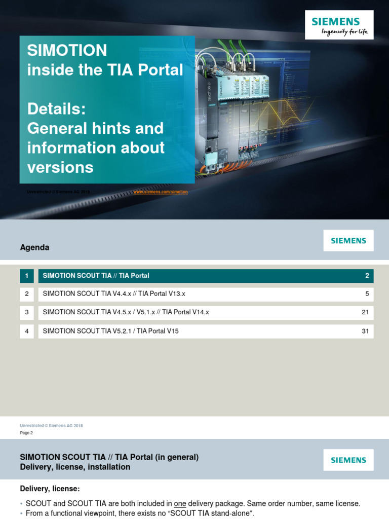 SIMOTION Inside The TIA Portal - Details | PDF | Digital Technology | System Software