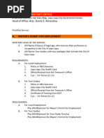 Steps to Secure Mayor's Clearance | PDF