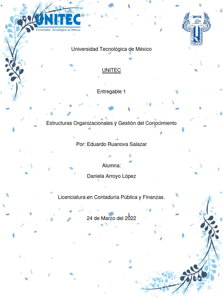 Entregable 1 | PDF | Business | Negocios económicos