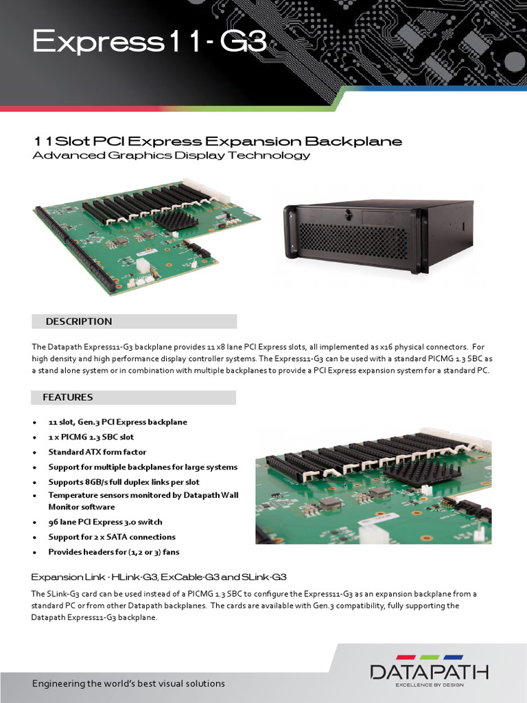 Express11-G3 Datasheet | PDF | Manufactured Goods | Computer Hardware