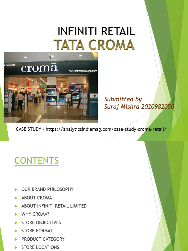 Croma Retail Case Study Overview | PDF | Retail | Analytics