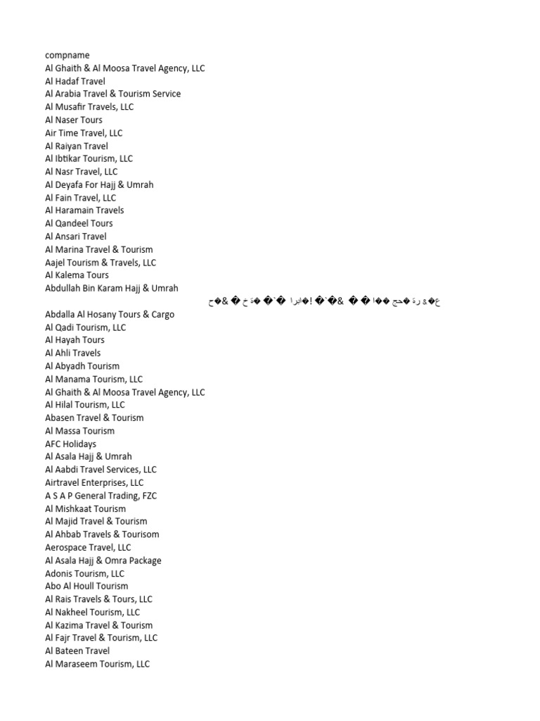 Travel Agents | Download Free PDF | Dubai | United Arab Emirates