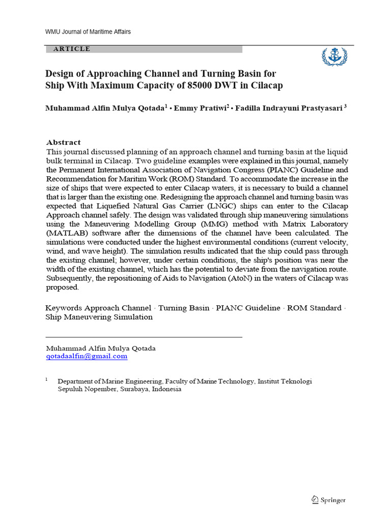 Journal WMU | PDF | Port | Ships