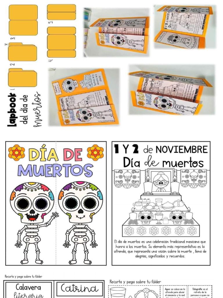 Lapbook Dia de Los Muertos | PDF