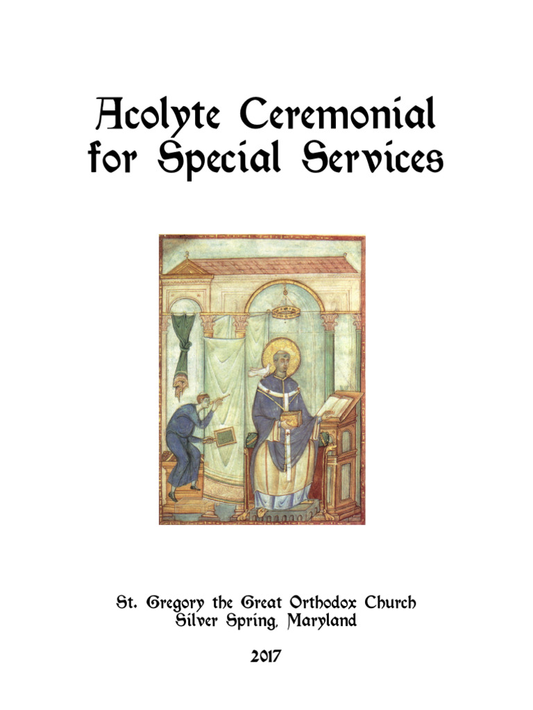 Acolyte-Ceremonial-for-St.-Gregorys | PDF | Altar | Mass (Liturgy)
