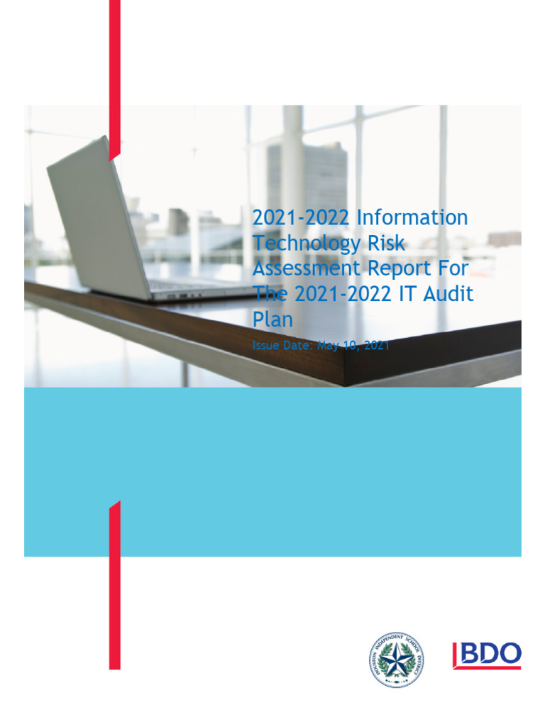 IT Risk Assessment and 2021-2022 IT Audit Plan - Final Report - May 10 ...