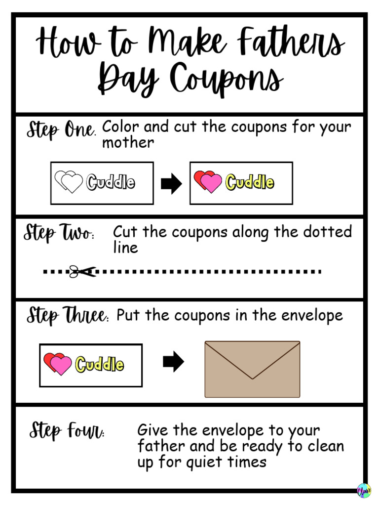 DIY Father's Day Coupon Ideas | PDF | Home & Garden | Self-Improvement