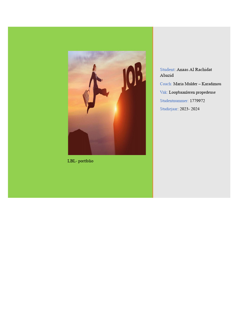 Lob Portfolio Dfinitief | PDF