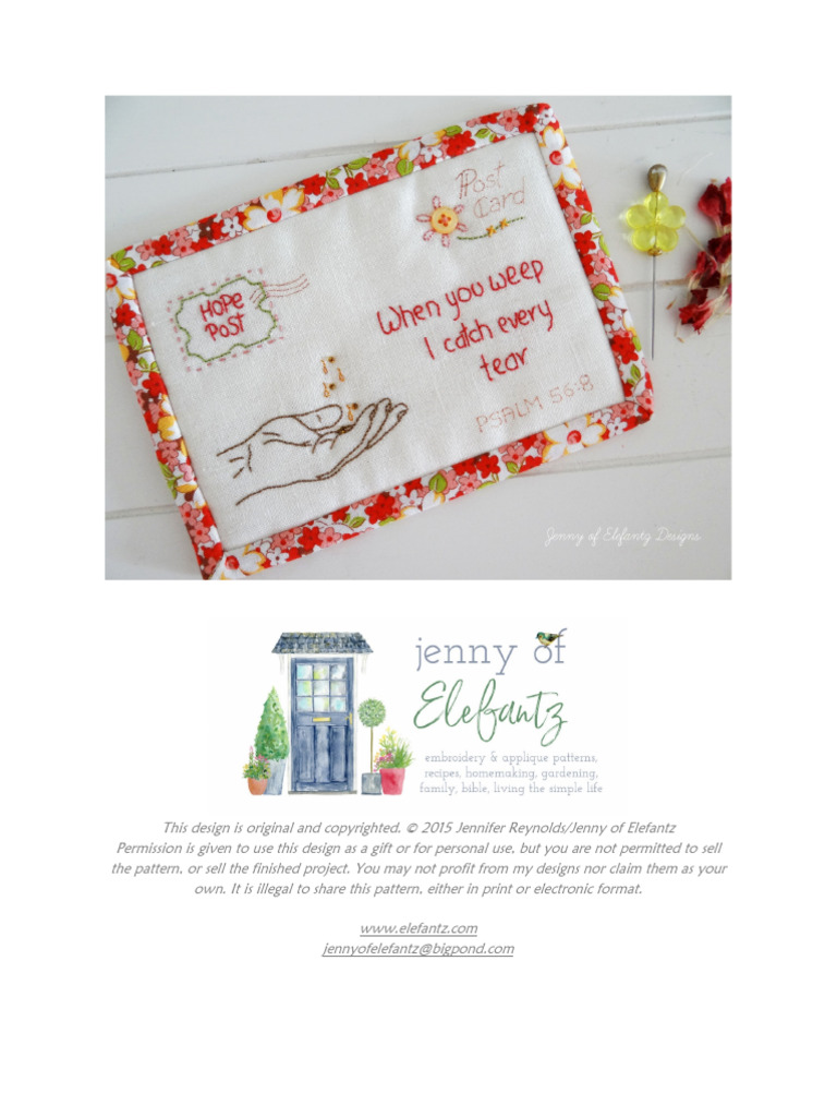 ELEFANTZ Week 4 Postcards Heaven Pattern | PDF