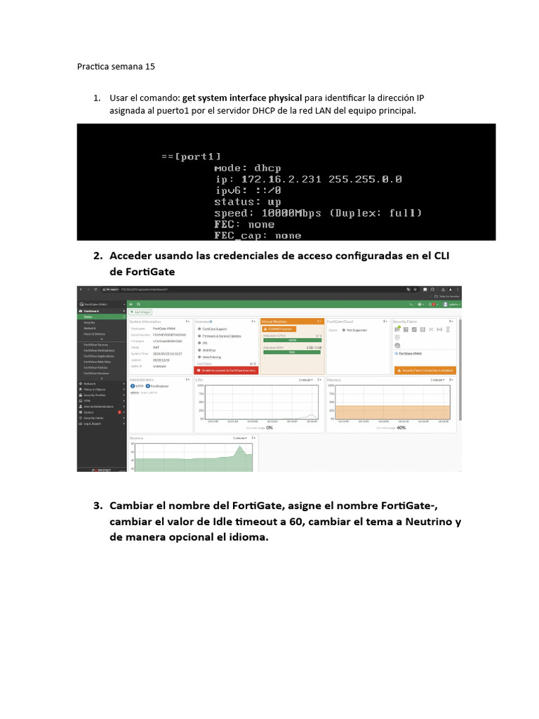 Practica Semana 15 | PDF | Protocolos de internet | Dirección IP