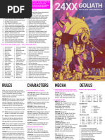 Lancer Combat Cheat Sheets | PDF | Naval Mine | Ammunition