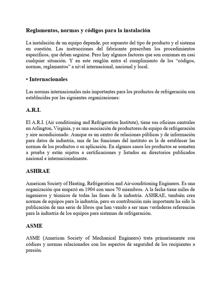 Reglamentos | PDF | Ingeniería