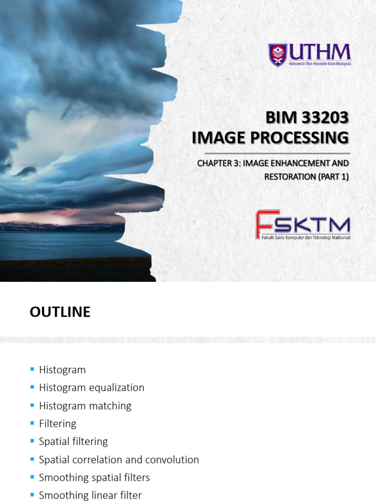 5.chapter3part1 (1) | PDF | Filter (Signal Processing) | Median