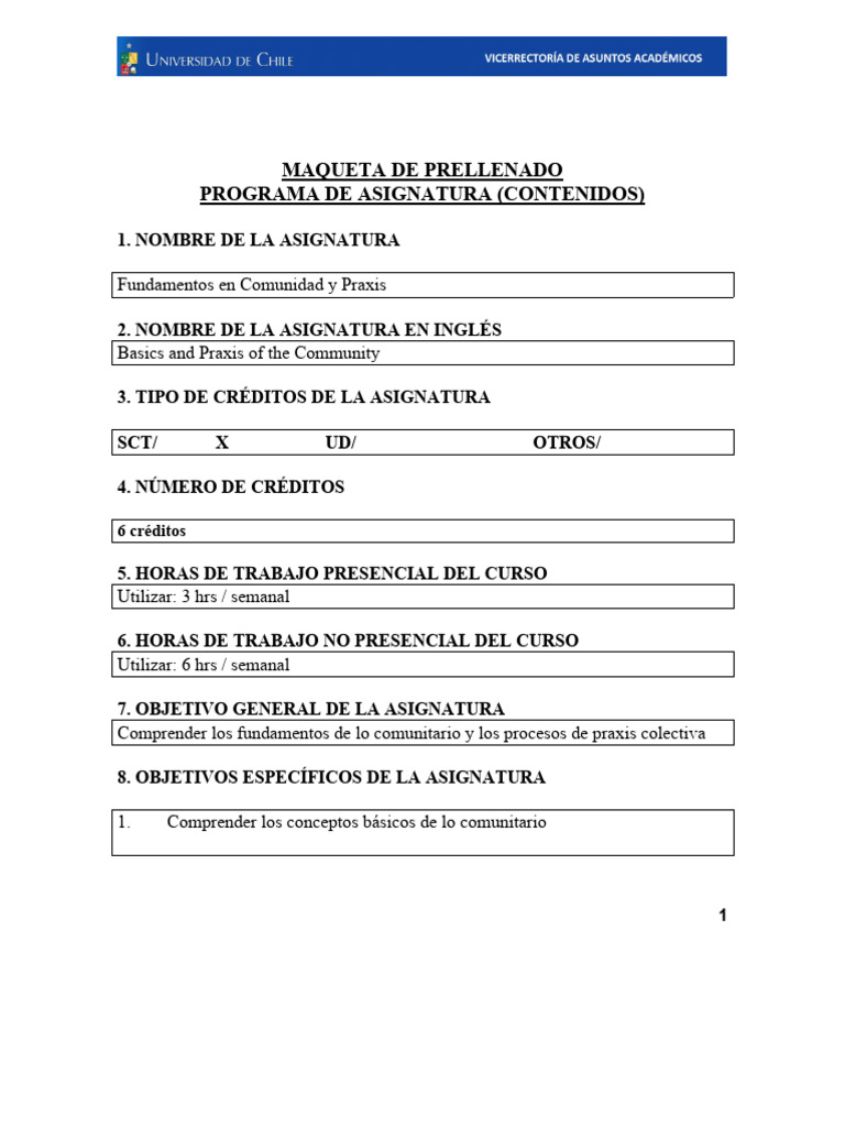 Programa Fundamentos de Comunidad y Praxis 2024 | PDF | America latina ...