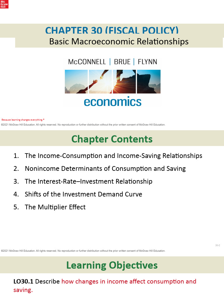 NMcConnell 22e PPT Ch30 Basic Macroeconomic Relationships | PDF | Fiscal Multiplier ...