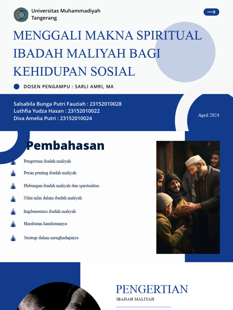 Menggali Makna Spiritual Ibadah Maliyah | PDF | Karier & Perkembangan ...
