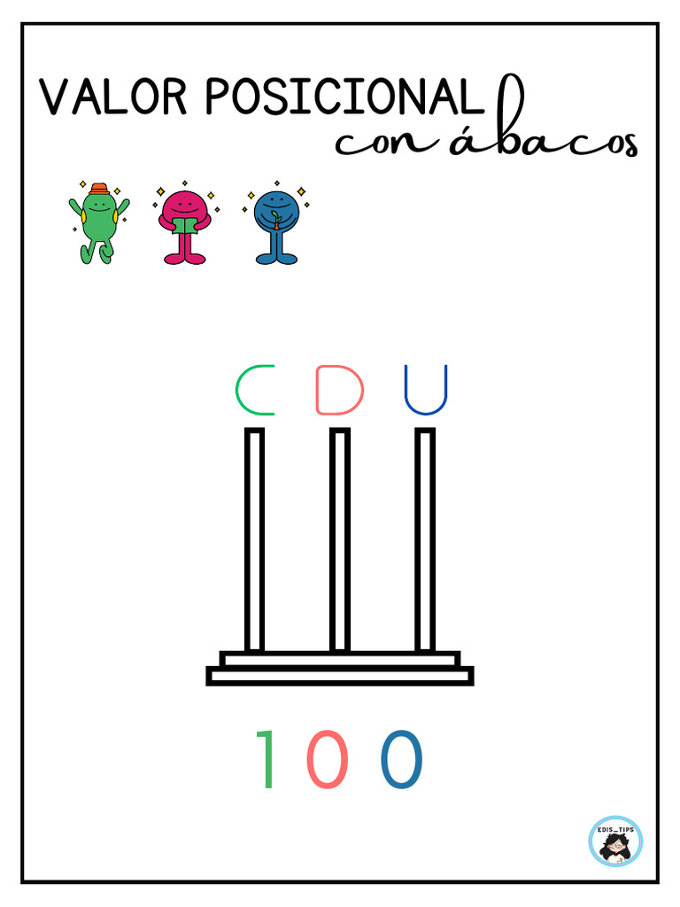 Hojas De Trabajo Para Comprender El Valor Posicional Valor Posicional