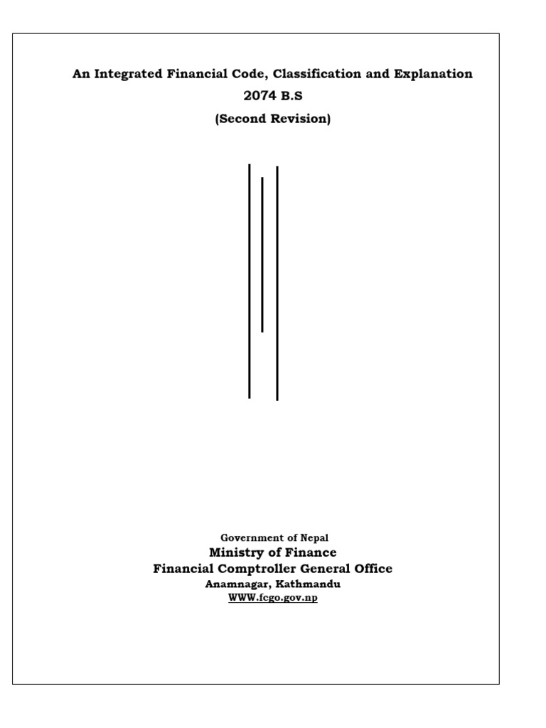 Chart of Account Budget Head and Sub Head Numbers in Brief | PDF ...