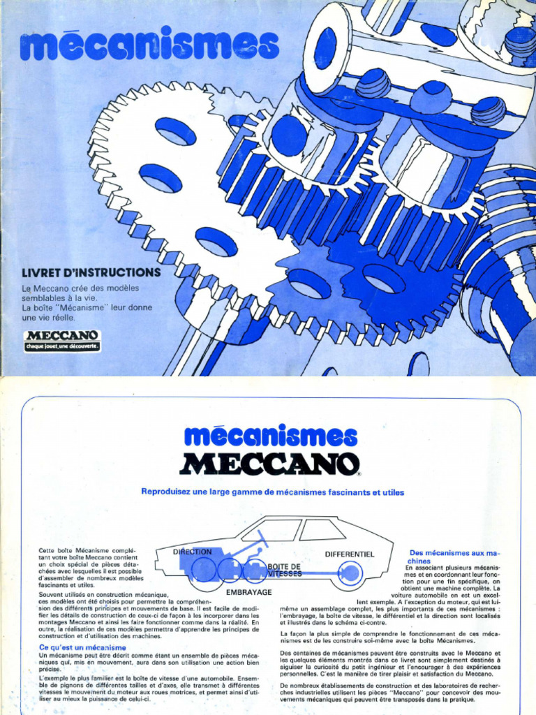 Manuel Mécanismes FR 1980 | PDF