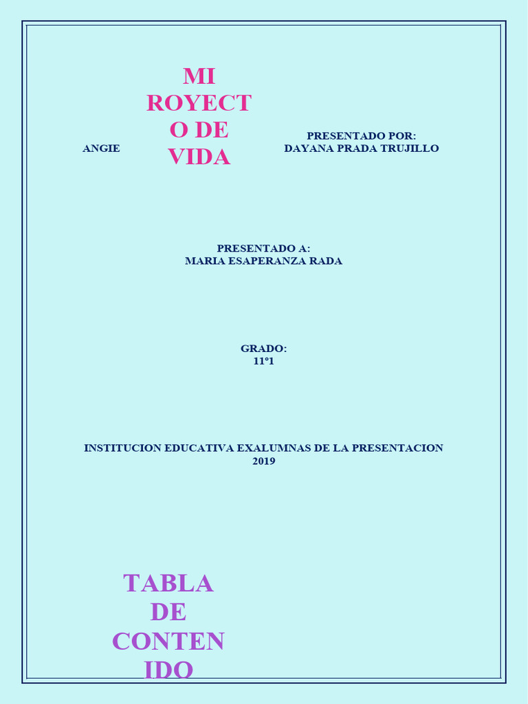 Proyectodevida | PDF